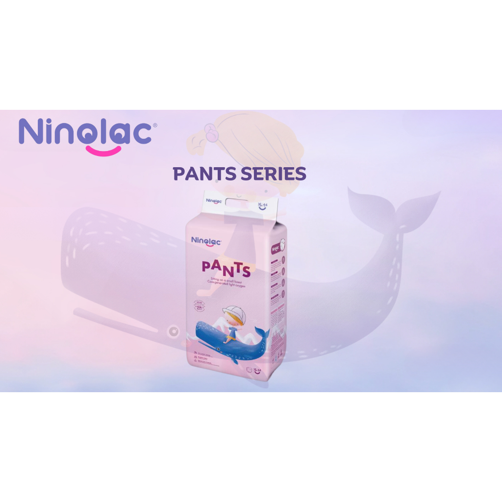 Ninolac 100& Organic Premium Diapers -Pull Up Pants Series | Shopee ...