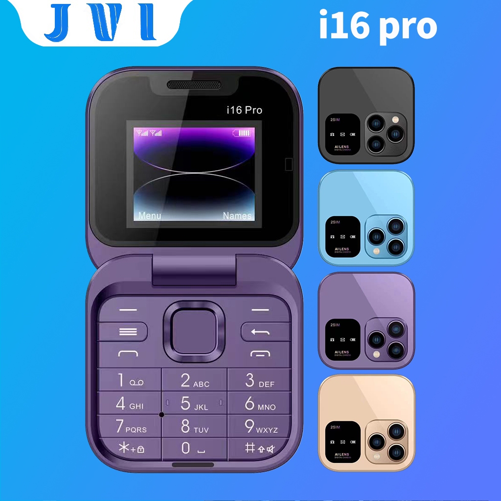 HP i16pro flip phone 1.77-inch folding original old style feature phone ...