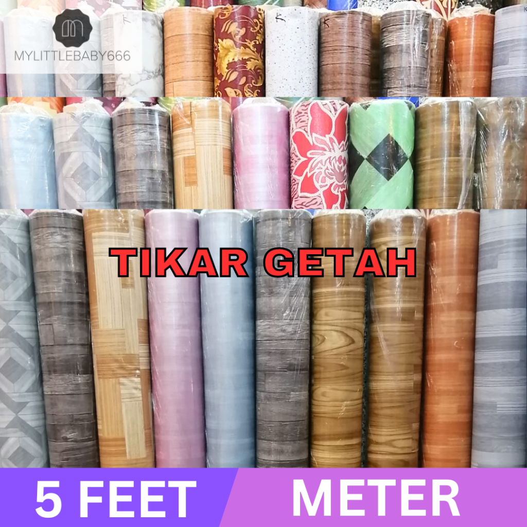 TIKAR GETAH 5 KAKI METER / 1.53cm / 5 FT CORAK 2024 TEBAL KUALITI TAHAN ...