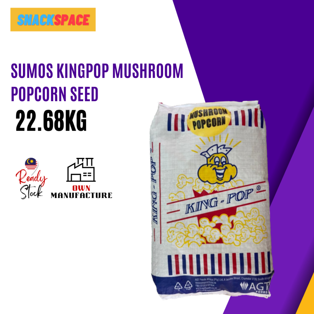 Sumo's Premium Mushroom Popcorn Seed 22.68 kg HALAL / Jenis Popcorn ...