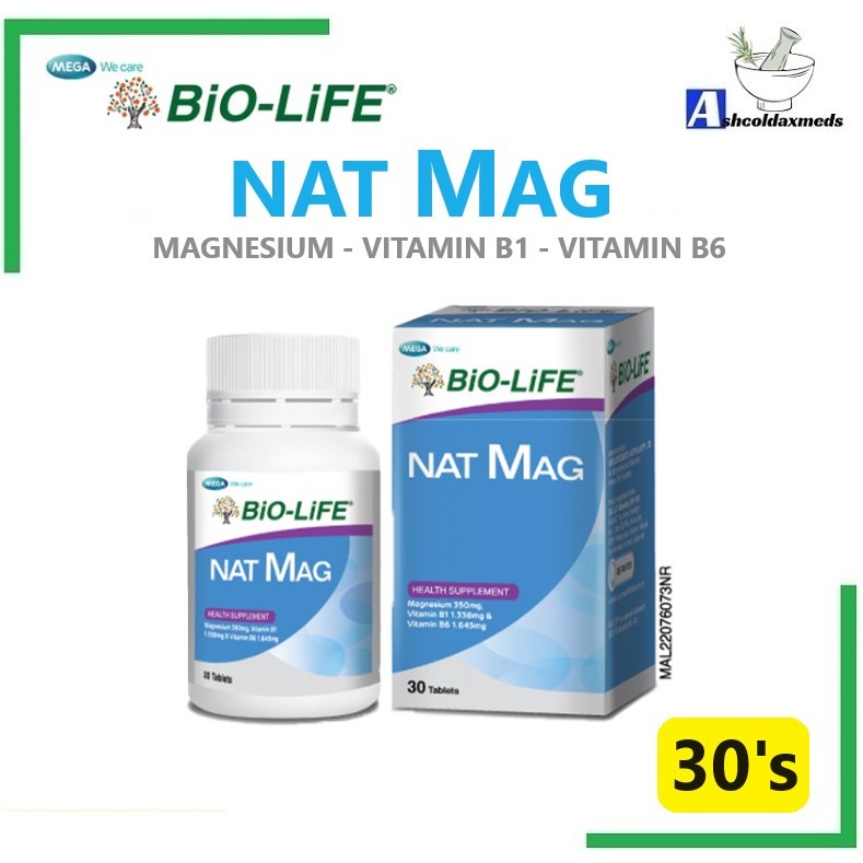 EXP11/25 BiO-LiFE NAT MAG 30S (SESUAI UNTUK IBU MENGANDUNG) KURANGKAN ...