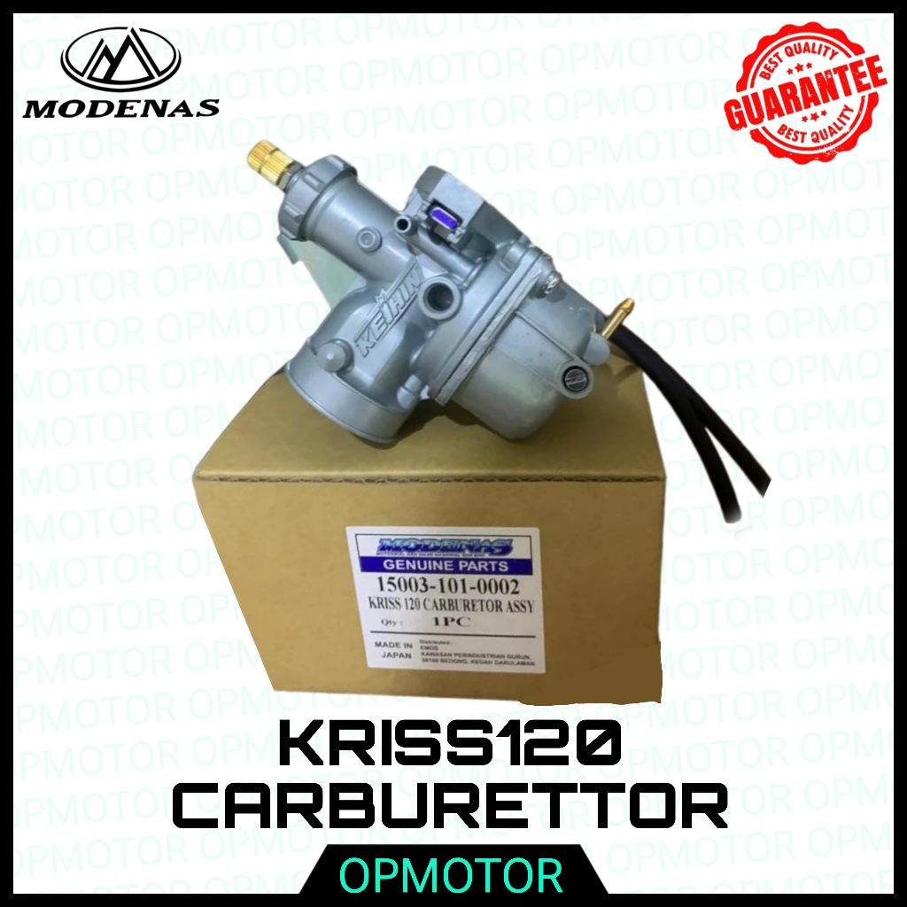 Modenas Kriss 120 Kriss120 Mikuni Carburetor Karburetor Assy | Shopee ...