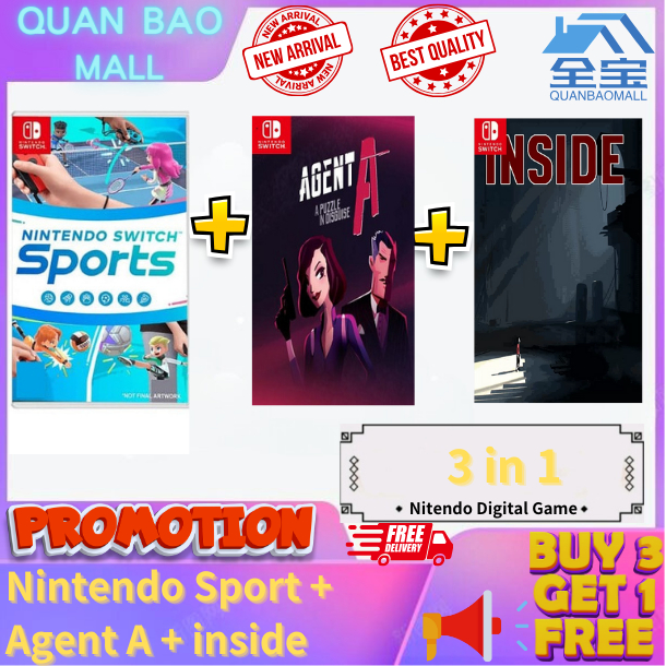 Nintendo Sport + Agent A + inside (3IN1) (Nintendo switch ...