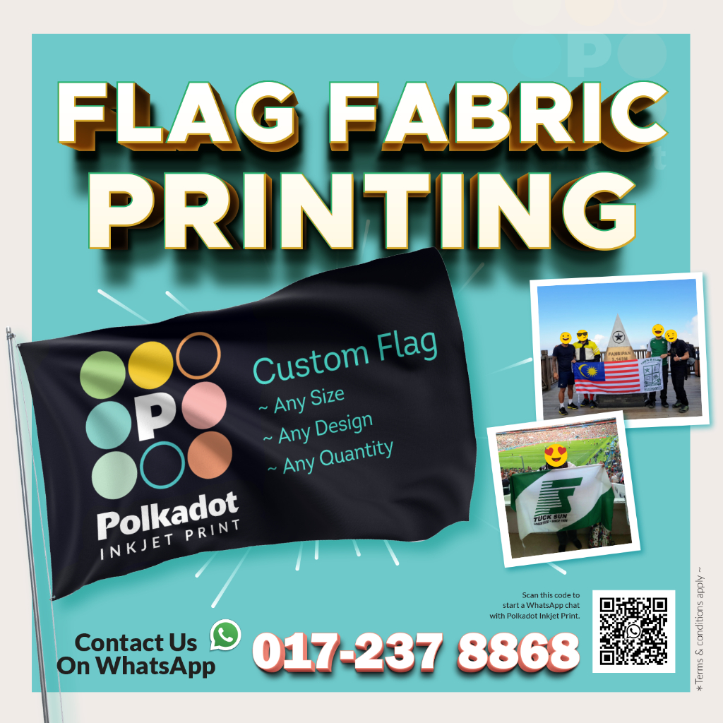 Custom Flag Printing For Indoor And Outdoor Use | Shopee Malaysia