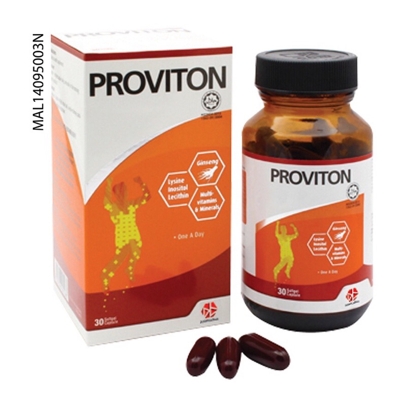 PROVITON GINSENG MULTIVITAMIN & MINERAL / ENERGY BOOSTER / TENAGA ...