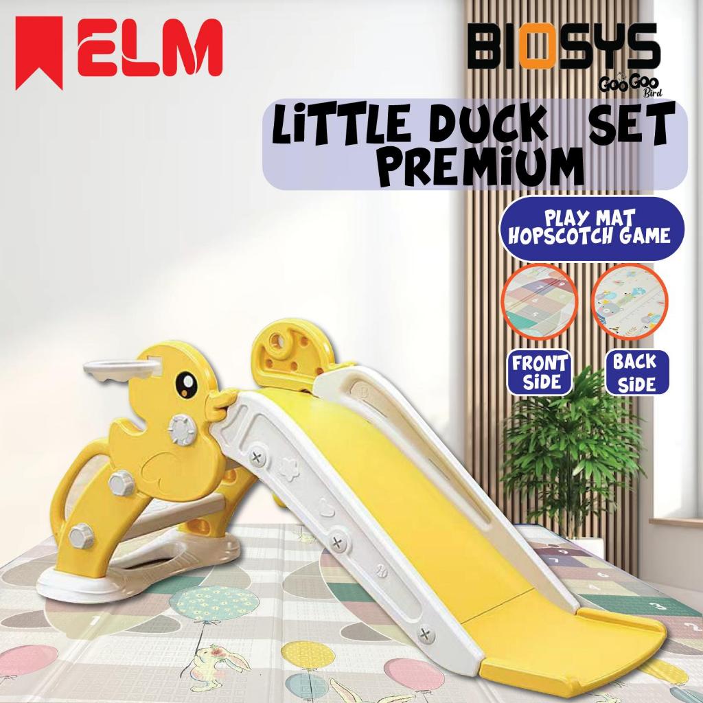 (ELM) SL GOOGOOBIRD Little Duck Mini Children Slide Indoor Kids Slide ...