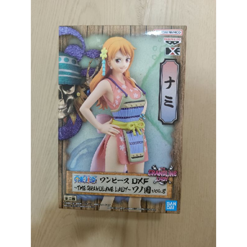 DXF THE GRANDLINE NAMI/ONE PIECE/BANDAI/BANPRESTO/WHITE STICKER ...