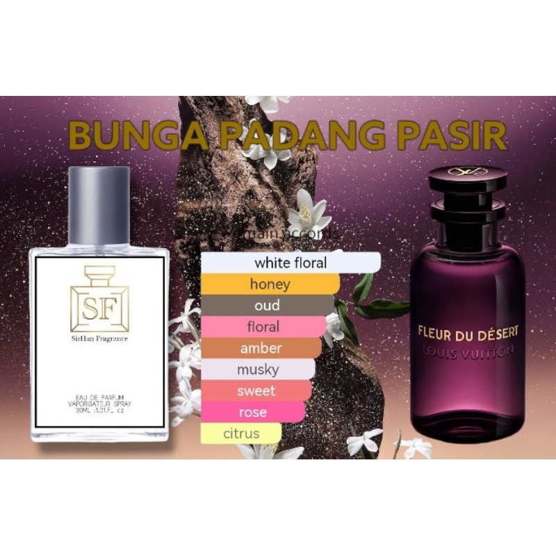 SirHan BUNGA PADANG PASIR is an alternative for LV fleur du desert ...