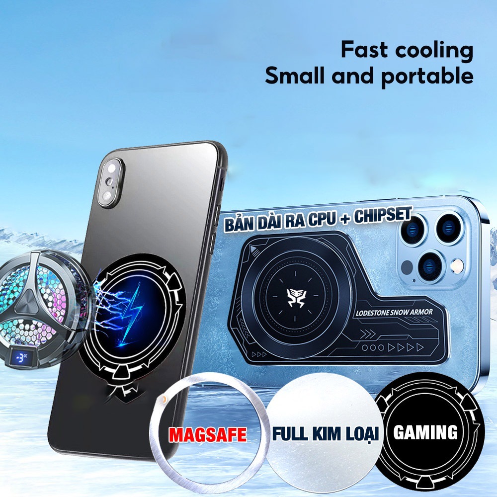 Telephone heat sink Mobile Phone Cooling AL12 Phone Magnetic ...