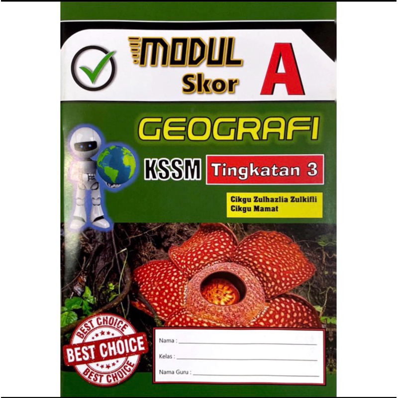 🇲🇾MODUL SKOR A GEOGRAFI TINGKATAN 3 jual jawapan 中三地理作业 卖答案 | Shopee ...