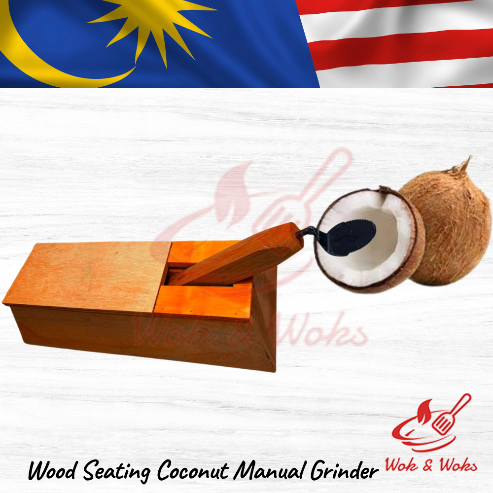 Wood Seating Coconut Manual Grinder / Pengisar Manual Kelapa Tempat ...
