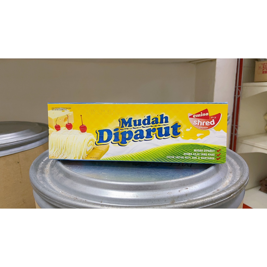 Emina Shred Cheddar Cheese / Keju Parut Cheddar Emina / Emina切达奶酪 ...