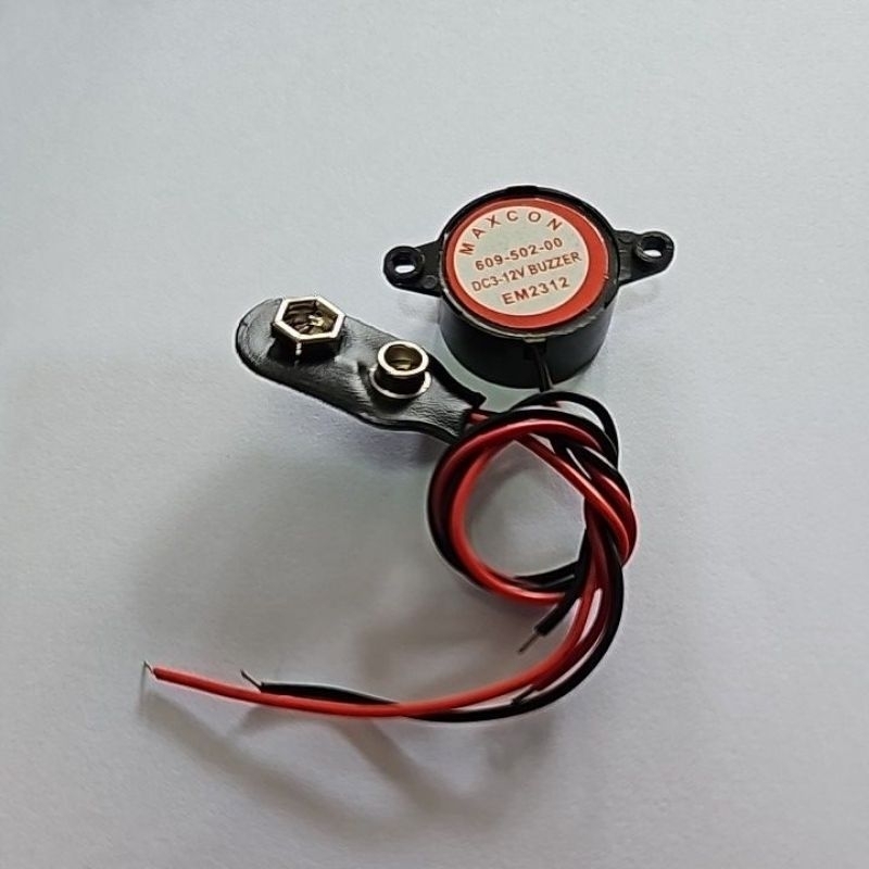 DC3-12V BUZZER & 9V BATTERY CAP | Shopee Malaysia