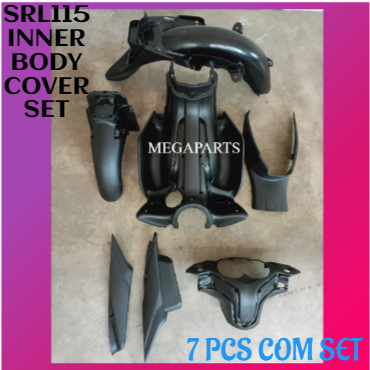 SRL115ZR CARBURATOR YAMAHA INNER SET NON COLOUR PARTS COVER SET SRL115 ...