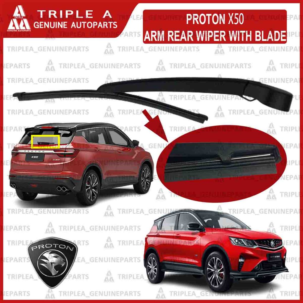 READY STOCK | PROTON X50 FULL SET REAR WIPER ARM WITH WIPER BLADE WIPER ...