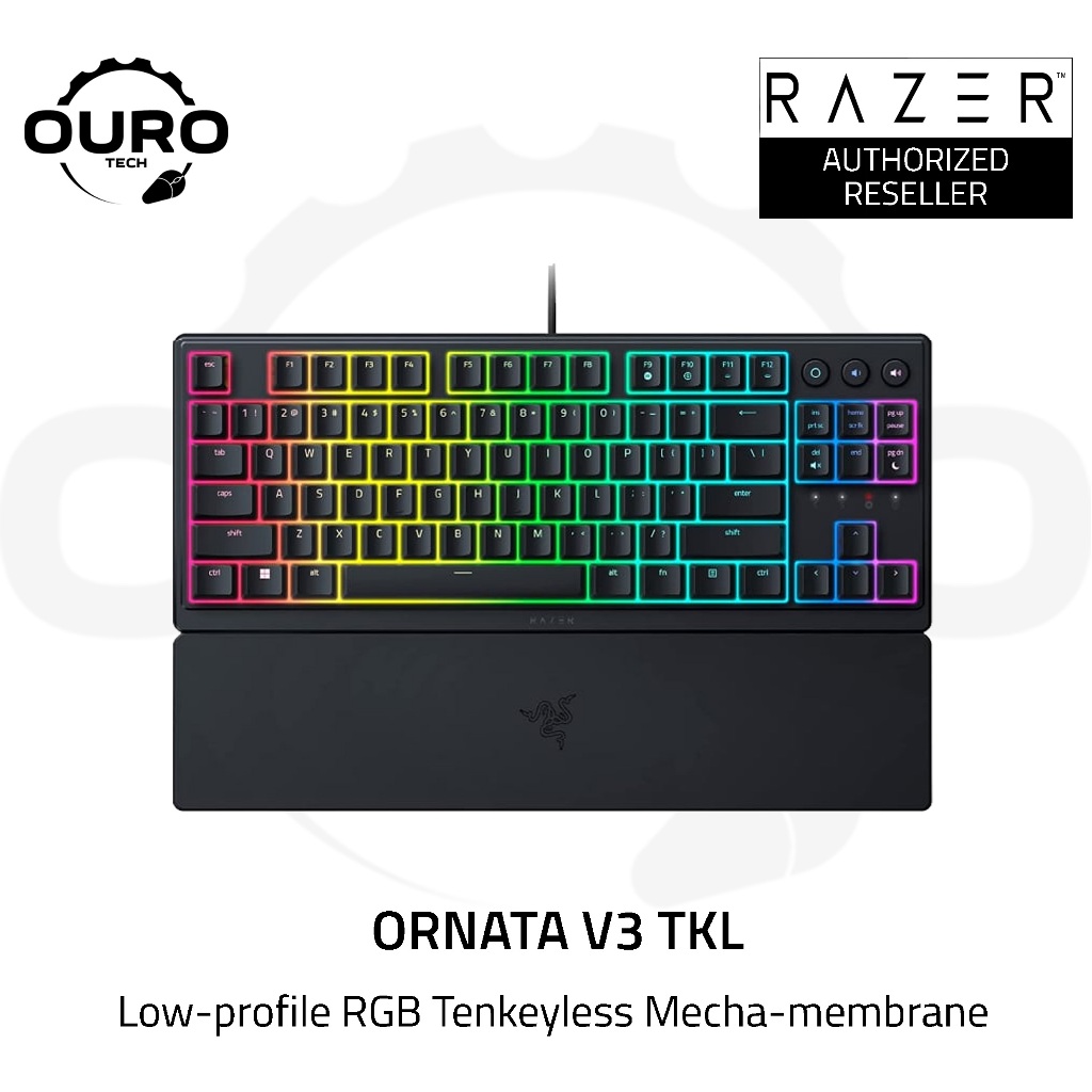 RAZER ORNATA V3 TKL / TENKEYLESS MECHA-MEMBRANE GAMING KEYBOARD (KB ...