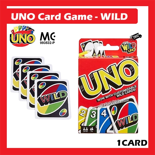 UNO Card Game WILD / Family Playing Card / Party Playing Card / Card ...