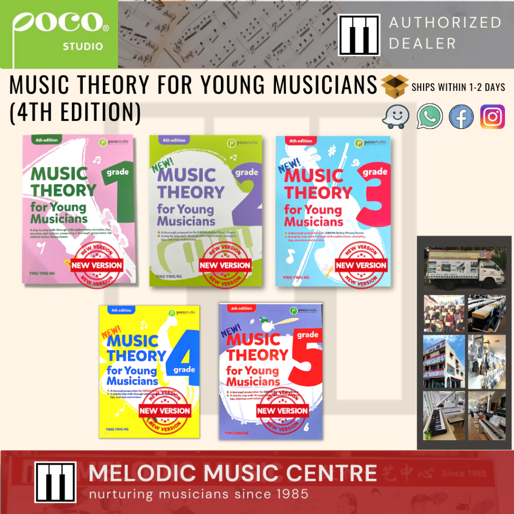Poco Studio Music Theory For Young Musicians Grade 1-5 (4th Edition) by ...