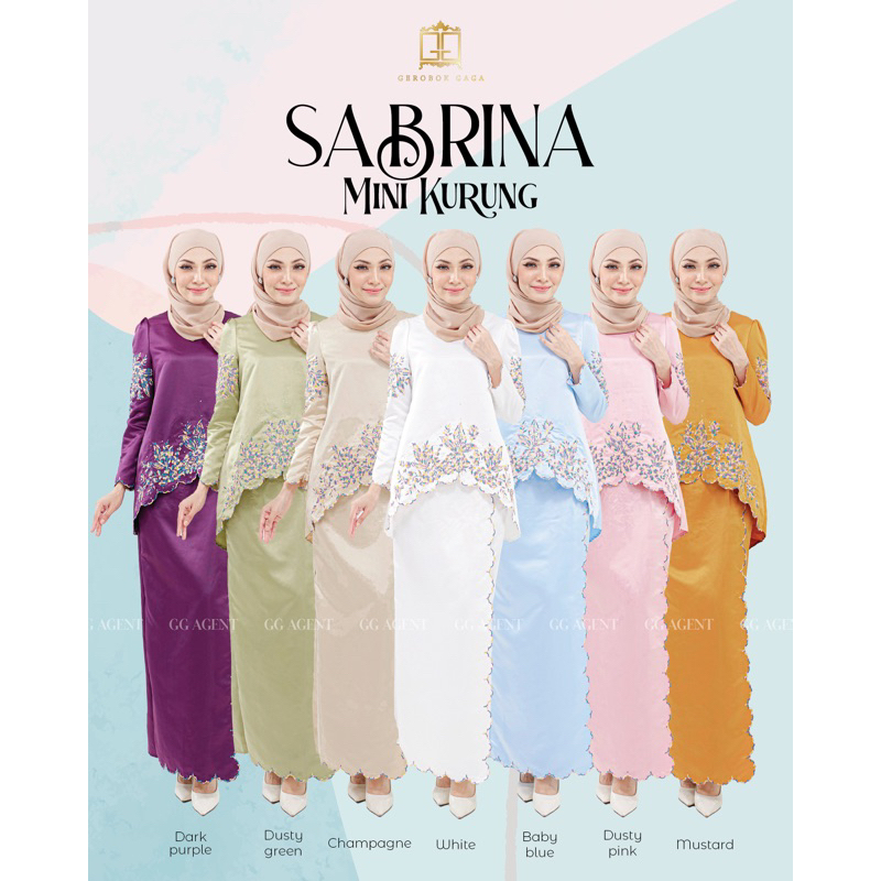 SABRINA MINI KURUNG AAFIYAH KURUNG MINI KURUNG MODERN LANNA BAJU RAYA ...