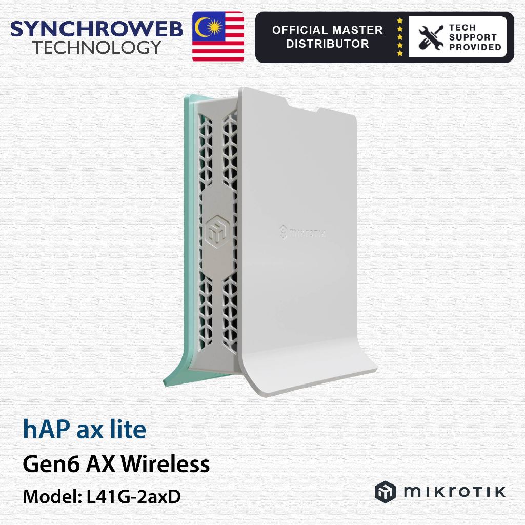 Mikrotik hAP ax Lite - Gen6 wireless on a budget with RouterOS v7 | Shopee Malaysia