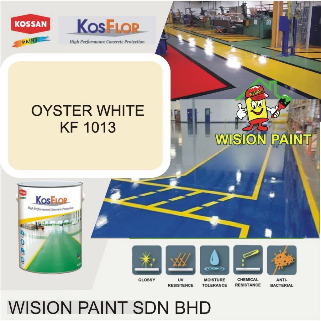 5L EPOXY KOSSAN ( KOSFLOR EPOXY ) EPOXY FLOOR COATING / SPORT COURT FLOOR PAINT EPOXY Floor ...