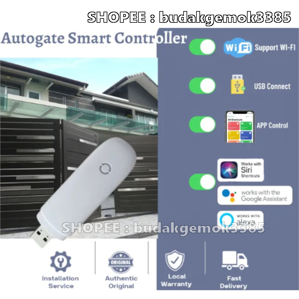 Wifi Autogate Smart Phone Opener eWeLink App WIFI RF Remote Autogate ...
