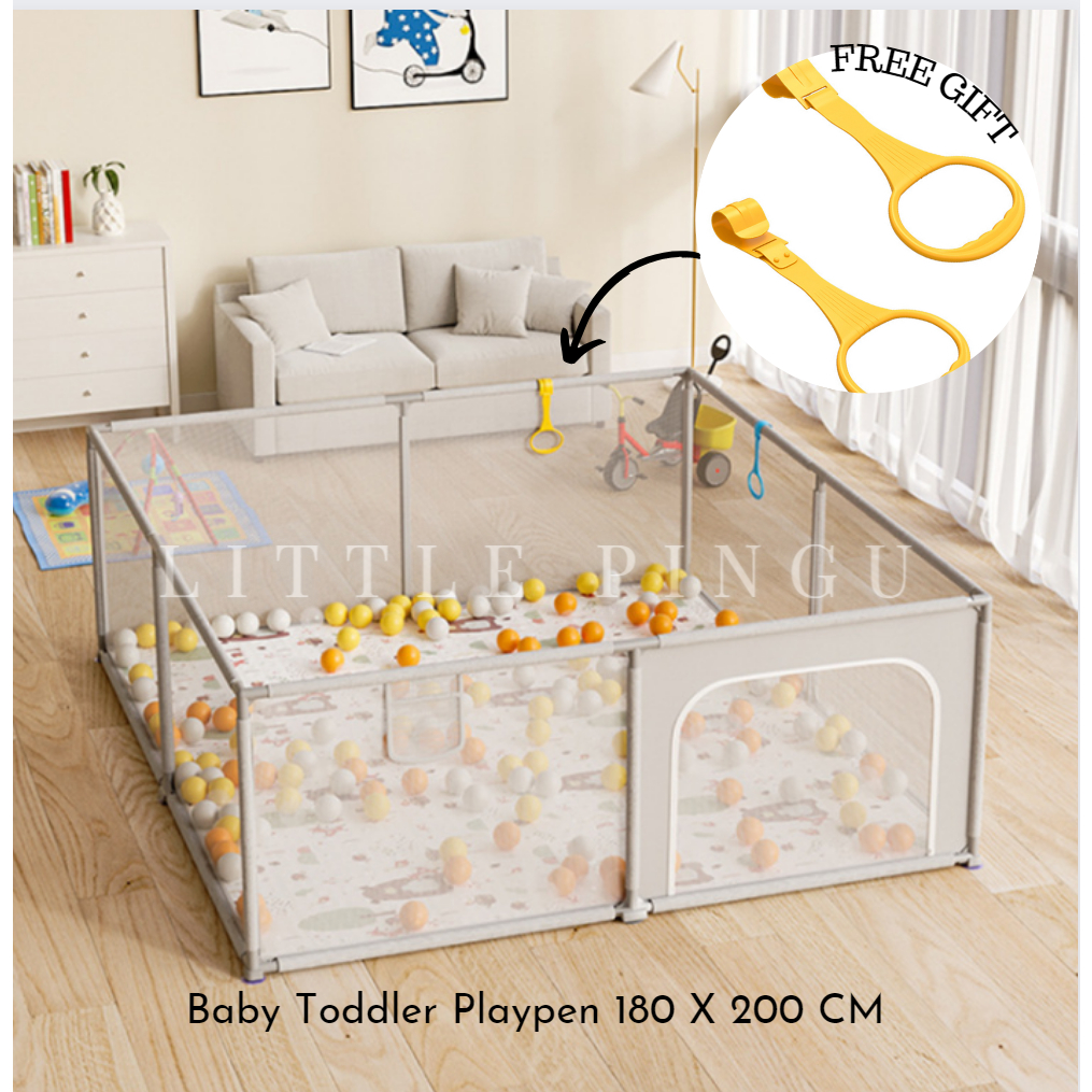Baby Toddler Playpen Safety Guardrail Large Kid Play Ground (freegift ...