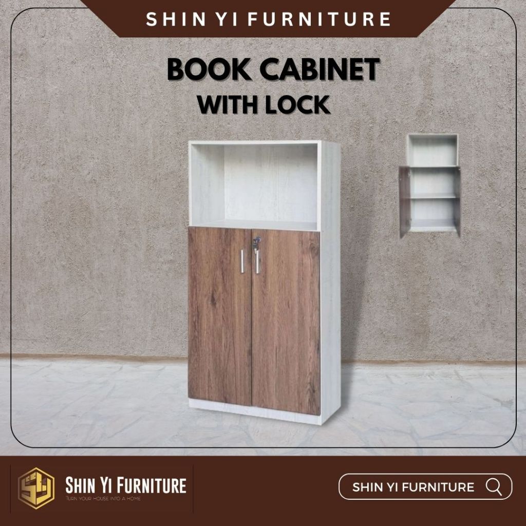 2 Door File Cabinet/Multipurpose Storage Cabinet/Wardrobe Home Rak Buku ...