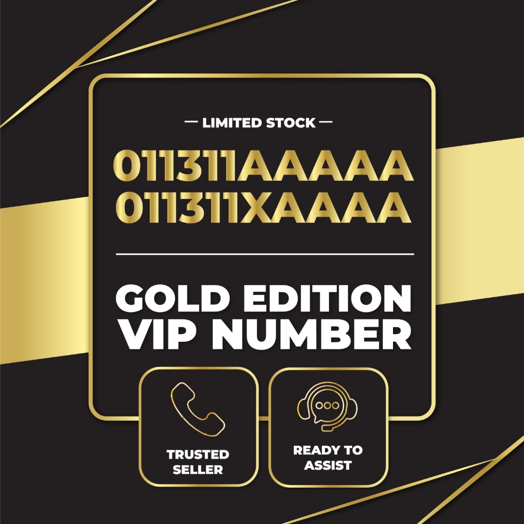 VIP Number 0111XXXABBB | 0113XXXABBB (Golden Series) | Shopee Malaysia