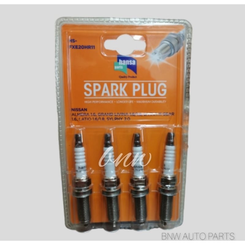 HANSA SPARK PLUG FOR NISSAN ALMERA GRAND LIVINA 1.6 1.8 SYLPHY G11L ...