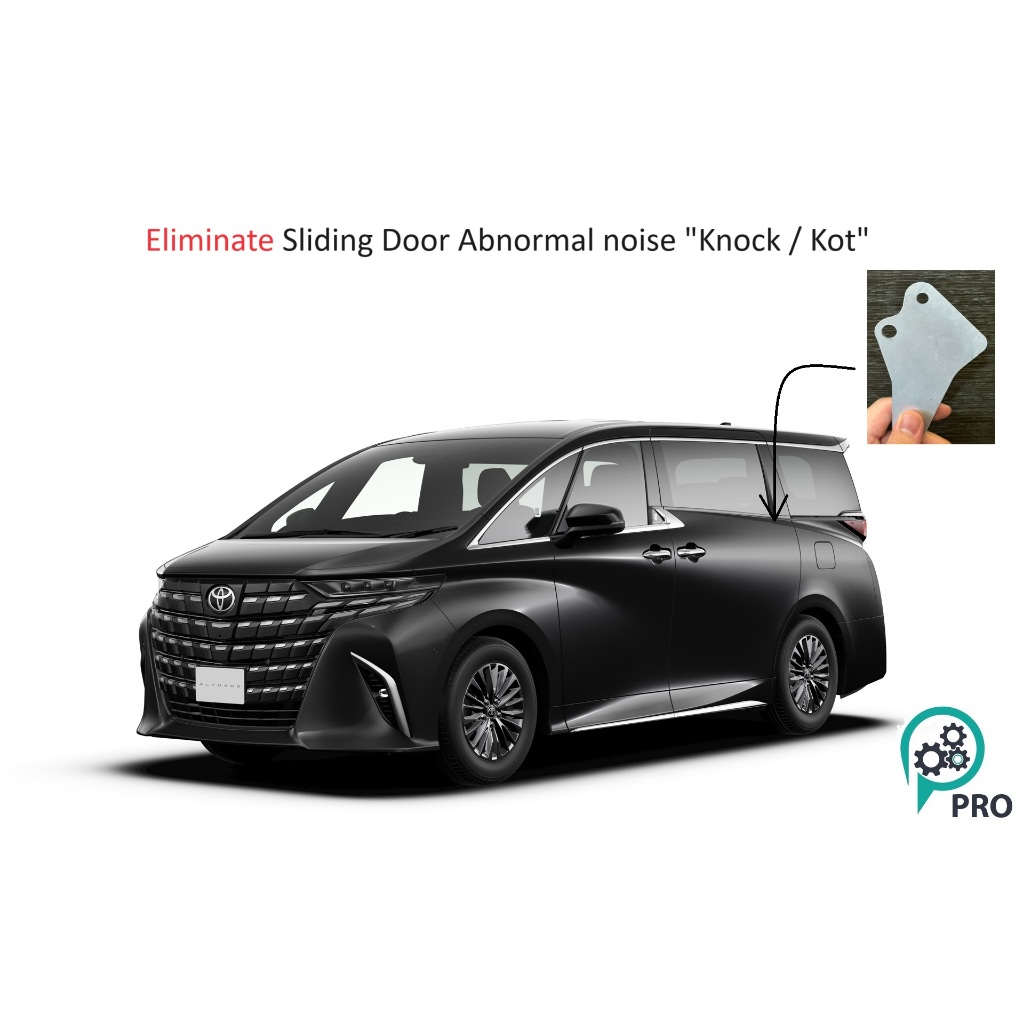 TOYOTA ALPHARD VELLFIRE DOOR DAMPER (ELIMINATE DOOR SOUND) | Shopee ...