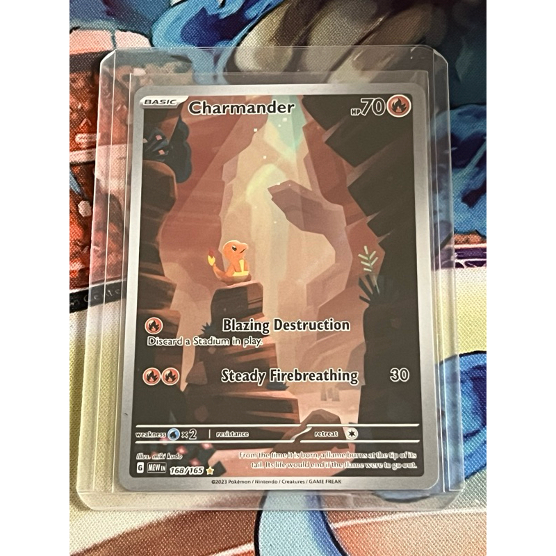Pokemon TCG SV3.5 151 - Charmander - 168/165 - Illustration Rare ...