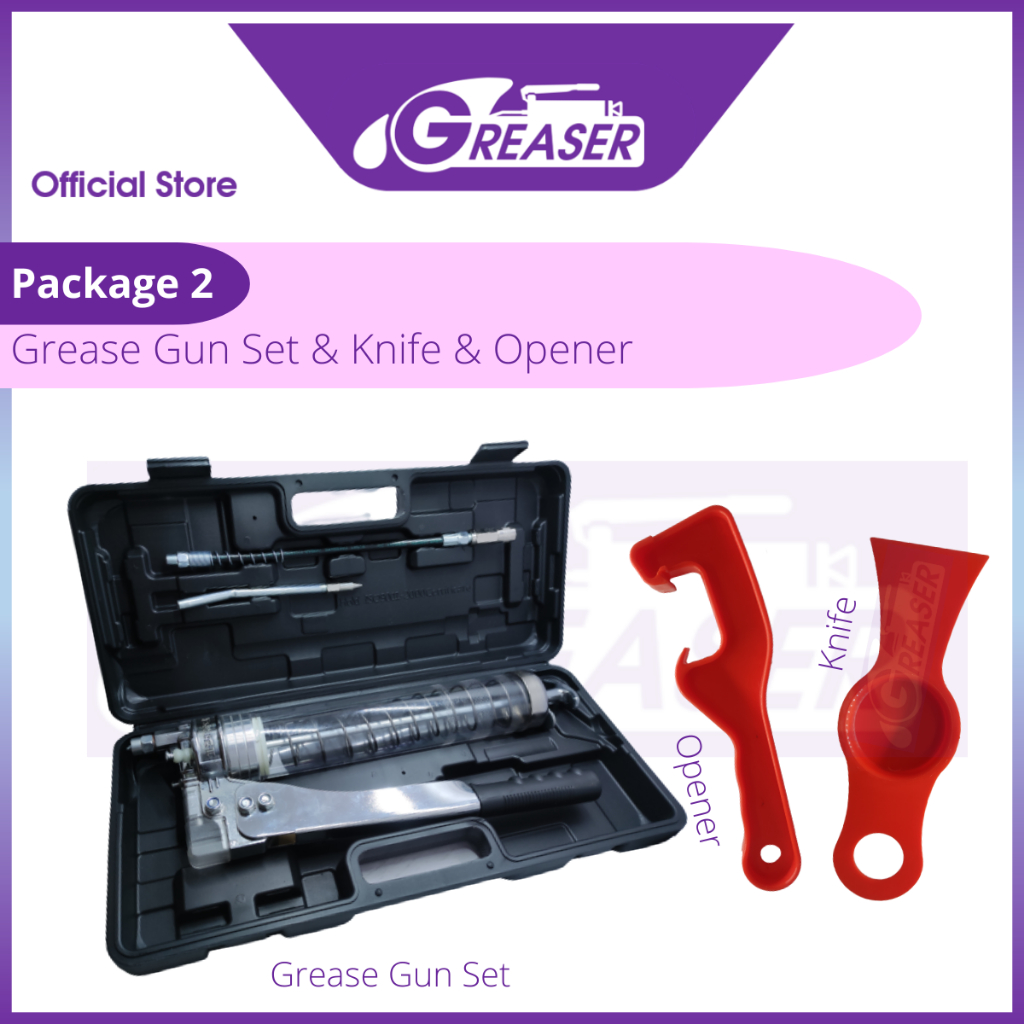Greaser Transparent Grease Pump Gear Shaft / Grease Gun / Pam Gris ...