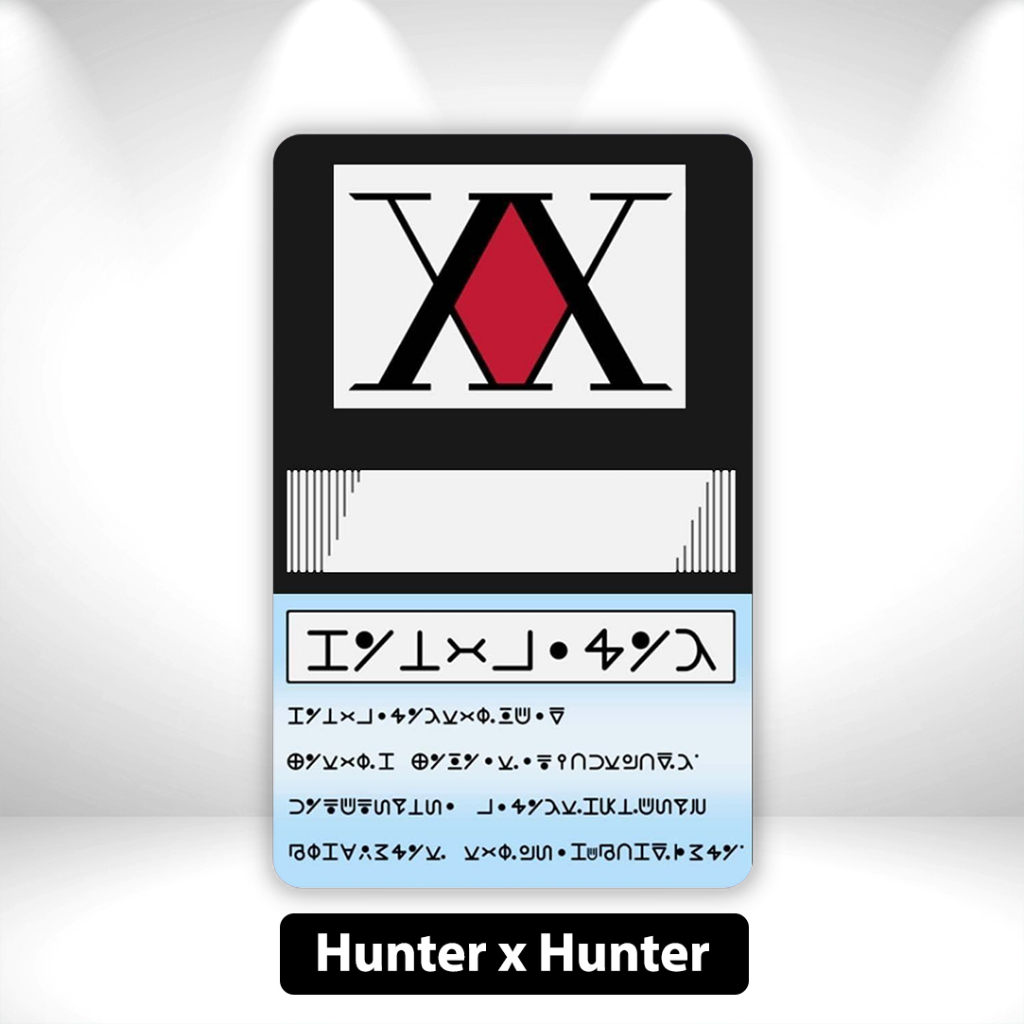 [HXH] Hunter x Hunter - Sticker TNG Sticker NFC Card Skincard HXH ...