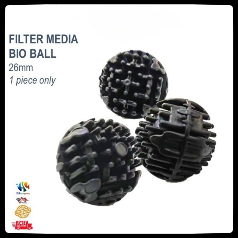 Bio Ball 26mm With Sponge Aquarium Filter Media Bio Home Nitrifying ...
