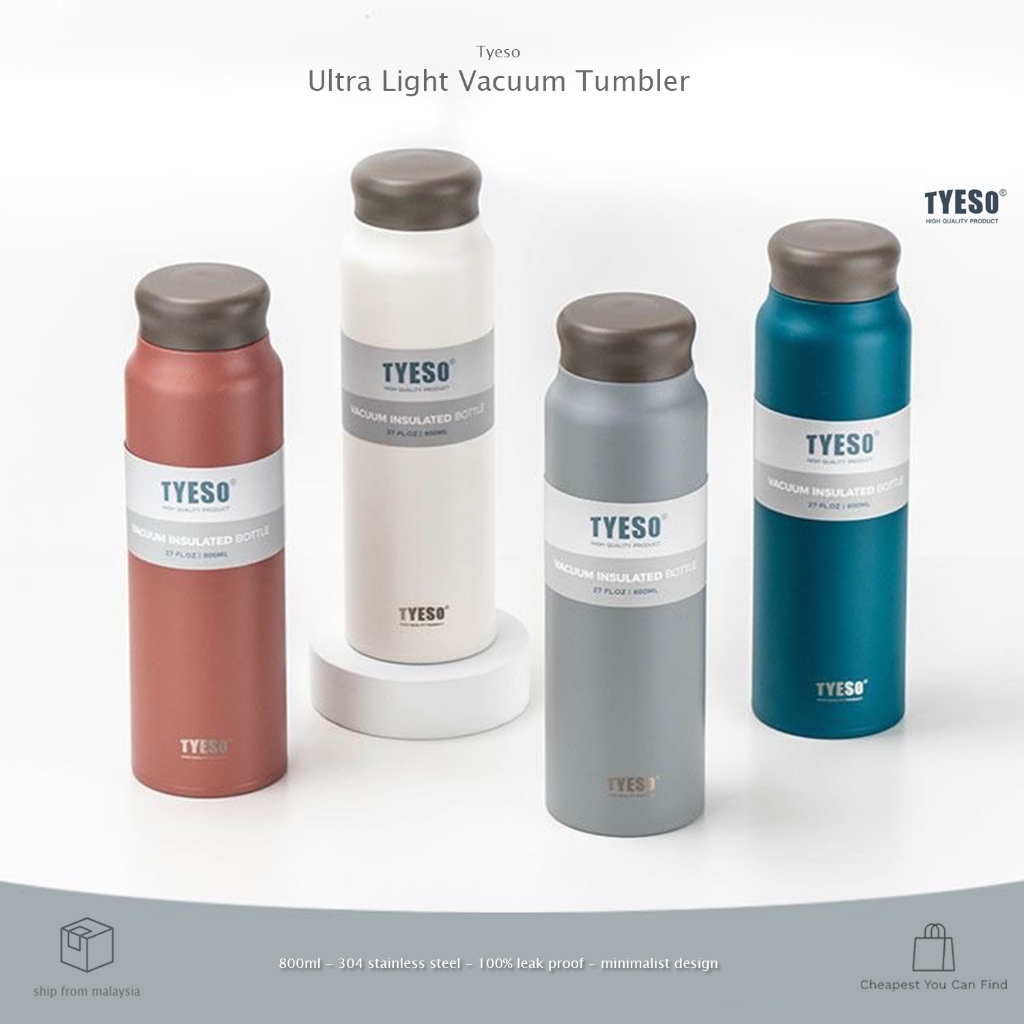 CYCF Tyeso Authentic New Ultra Light Minimalist Vacuum Tumbler & Flask ...
