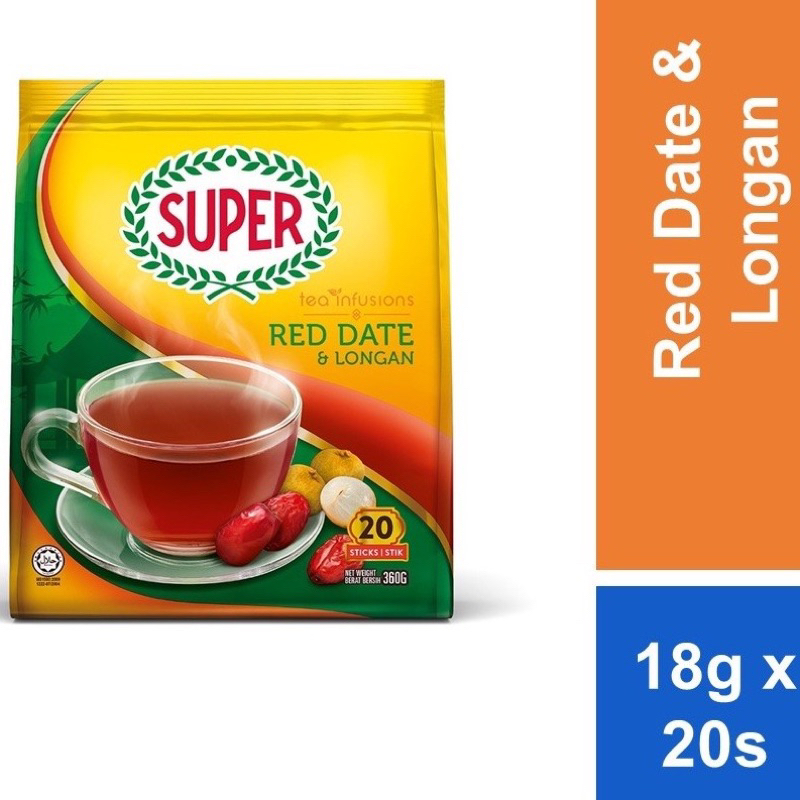 Super Red Date & Longan Instant Tea 20 Sachets x 18g (360g) | Shopee Malaysia