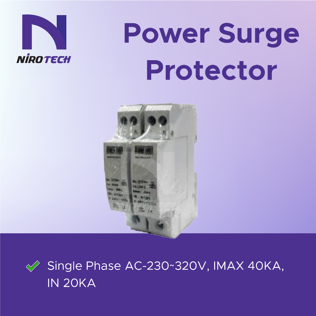 Power Surge Protector (Single Phase AC-230~320V, IMAX 40KA, IN 20KA ...