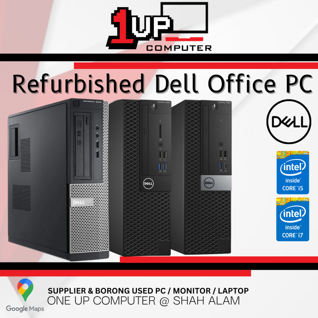 REFURBISHED DELL HP LENOVO ACER OFFICE PC INTEL CORE I5 I7 SFF UNIT PC ...