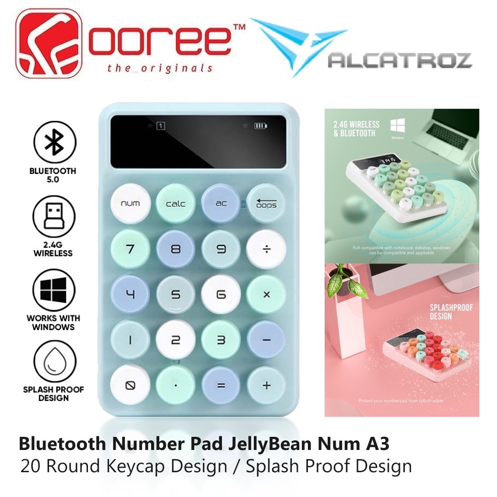 ALCATROZ BLUETOOTH NUMBER PAD JELLYBEAN A3 2.4G WIRELESS WITH SPLASH ...