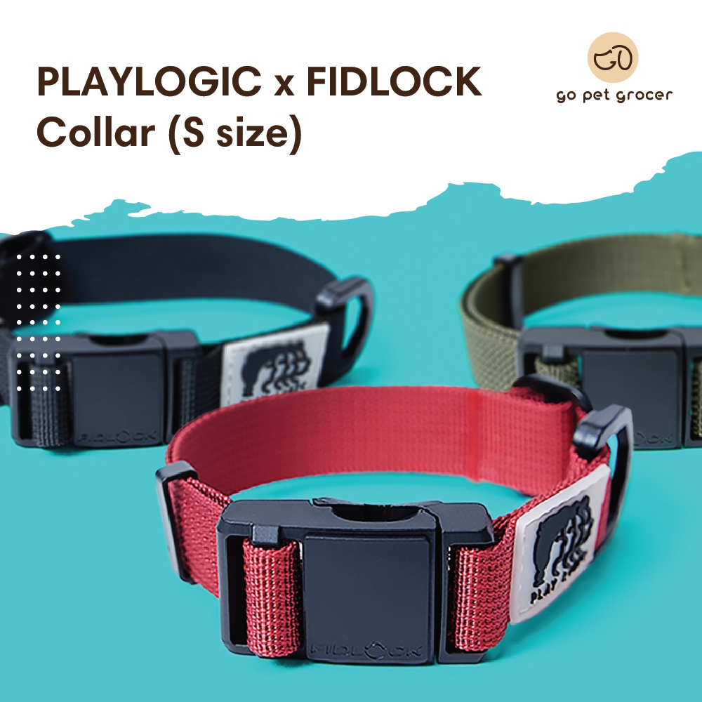 PLAYLOGIC x FIDLOCK Premium Collar with Magnetic Buckle Quick-release ...