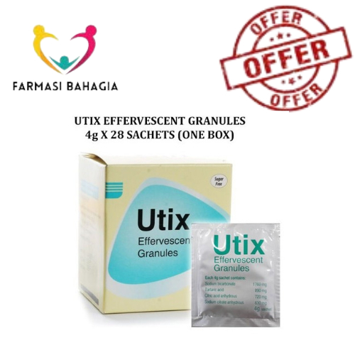 [ Exp 9/2027 ] UTIX EFFERVESCENT GRANULES 28'S | Shopee Malaysia