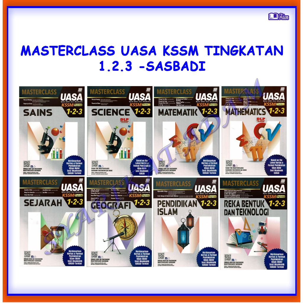 [adm] Buku Rujukan Masterclass Uasa Kssm Tingkatan 1 2 3 Sasbadi