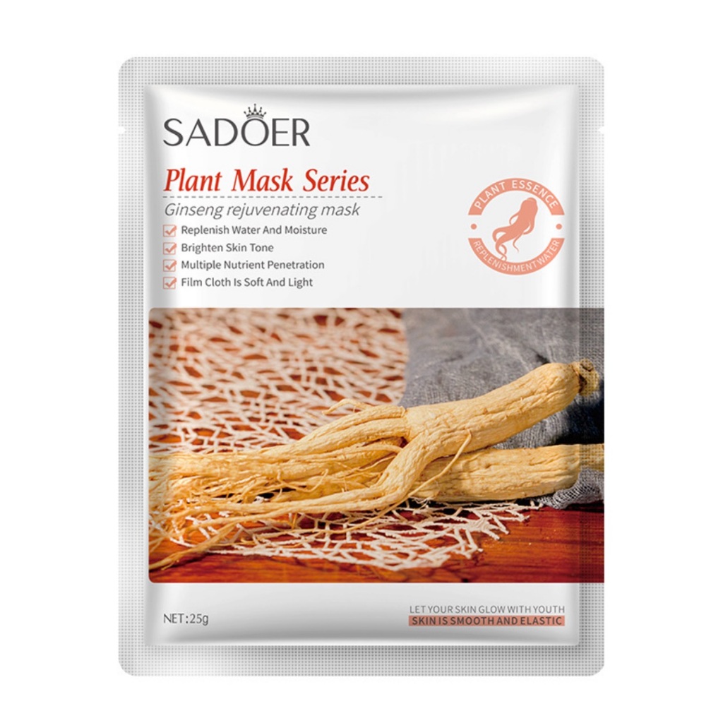 Sadoer Fruit Plant Mask Series Natural Moisturizing Hydrating Brightening Facial Mask | Shopee ...