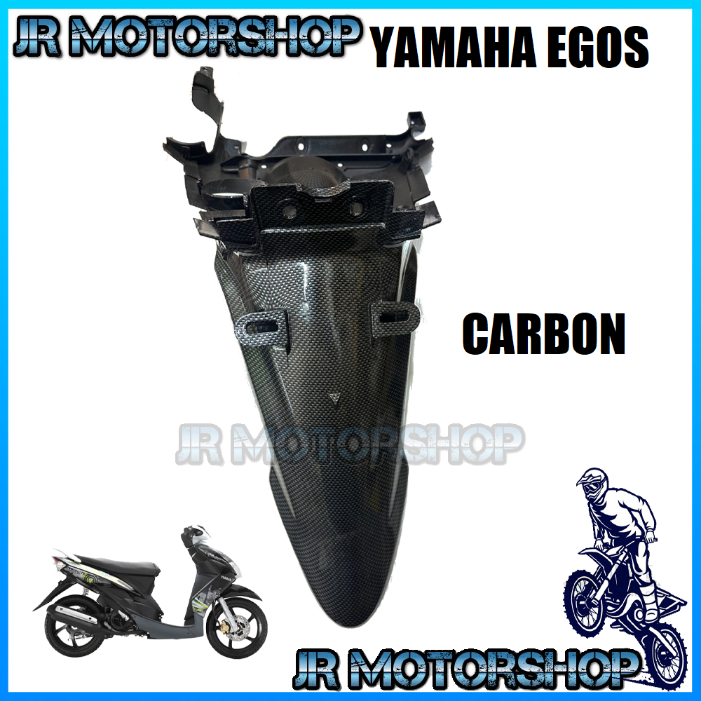 YAMAHA EGOS EGO V1 NOUVO S HONDA CLICK Rear Fender Carbon Original ...