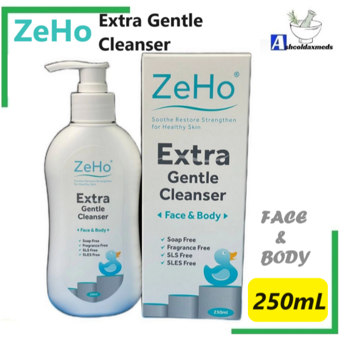 ZEHO EXTRA GENTLE CLEANSER 250ML (FACE & BODY) EXP07/2026 | Shopee Malaysia