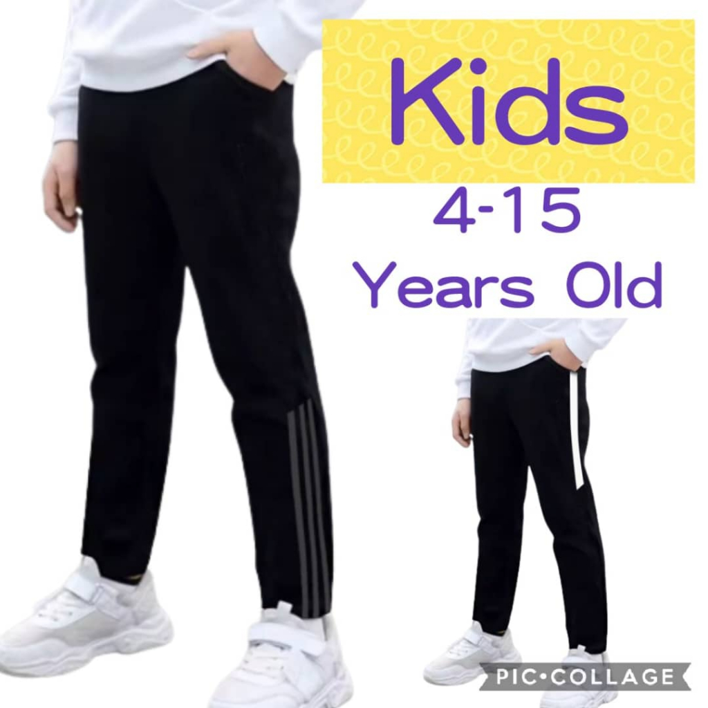 Boy Long Pants Kids Seluar Panjang Budak Lelaki Sukan 男童小孩长裤 | Shopee ...