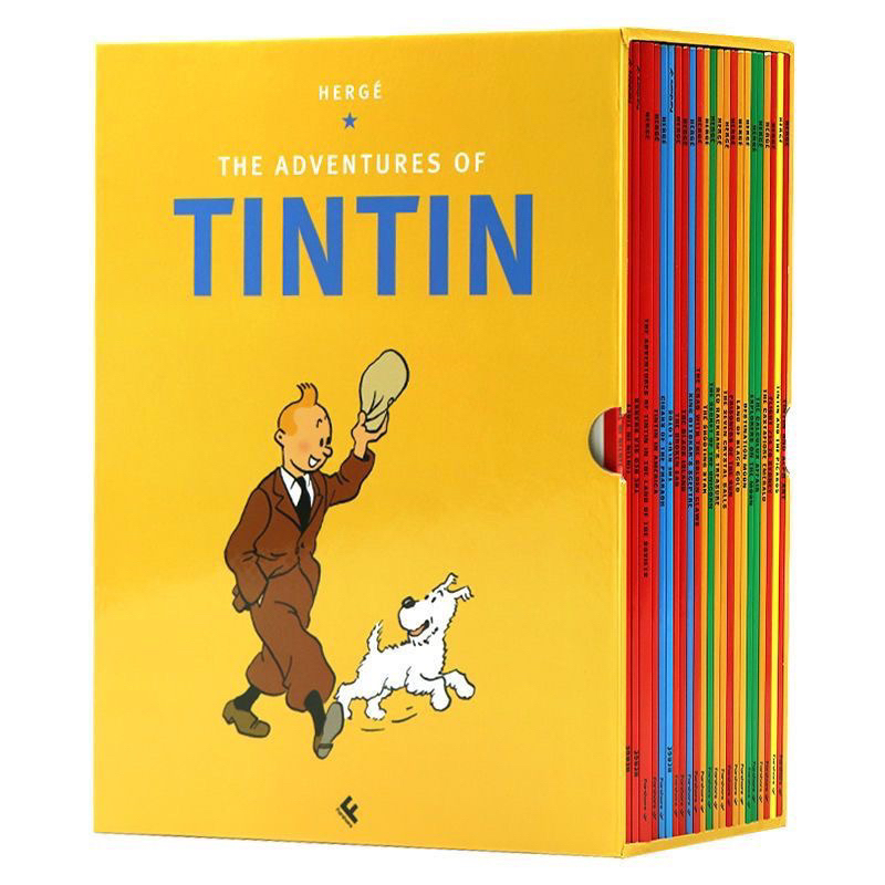 （23 Large Size Books）The Adventures of TINTIN English Comics | Shopee ...