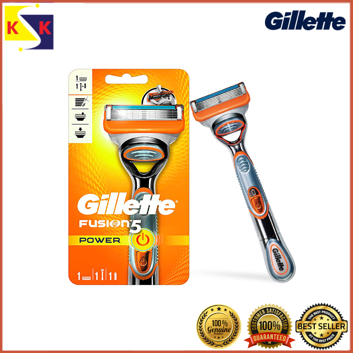 Gillette Fusion 5 Power Razor (1 Handle + 1 Blade) | Shopee Malaysia
