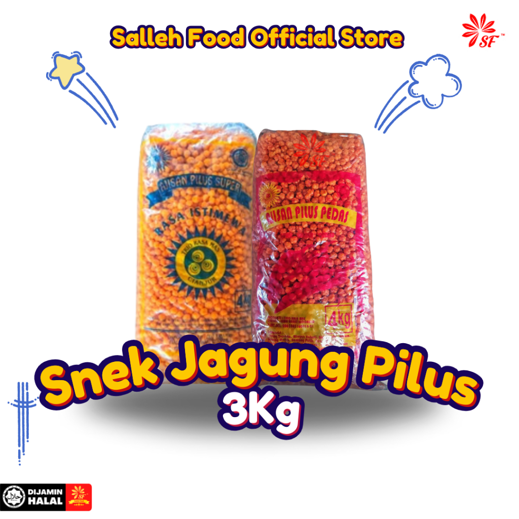 Snack Jagung Pilus [3kg] [𝗦𝗮𝗹𝗹𝗲𝗵 𝗙𝗼𝗼𝗱] | Shopee Malaysia